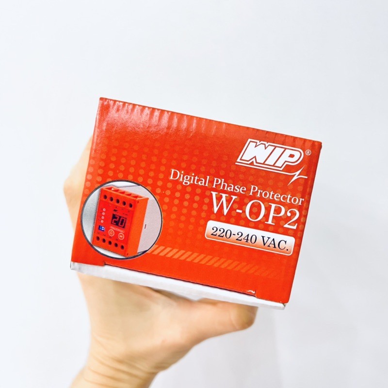 Digital Phase Protector WIP W-OP2 เฟสโปรเทคชั่น อุปกรณ์ป้องกันไฟตก ไฟ ...