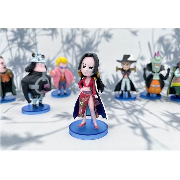 โมเดลฟิกเกอร์ PVC อนิเมะ One Piece Shichibukai Q Version ของเล่นสําหรับ ...