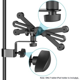 Neewer 7-14 inches Adjustable Tablet Holder Mount and 360 Degree Swivel ...