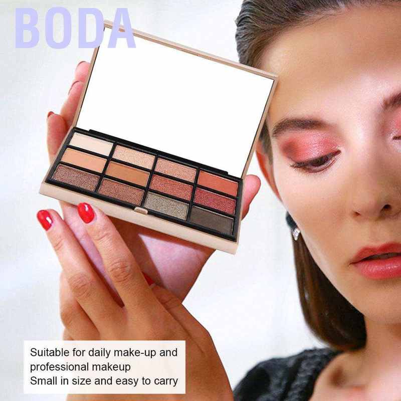 Boda SACE LADY 12 Colors Eyeshadow Waterproof Sweatproof Matte Glitter ...