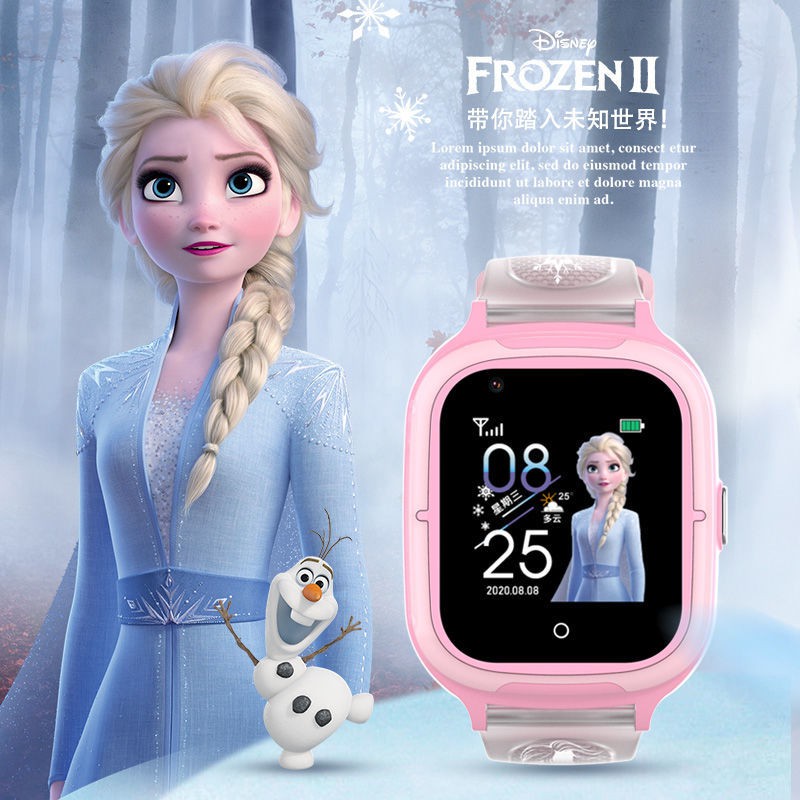 Disney Smart Kids Watch Frozen Children s 4G Full Netcom Waterproof ...