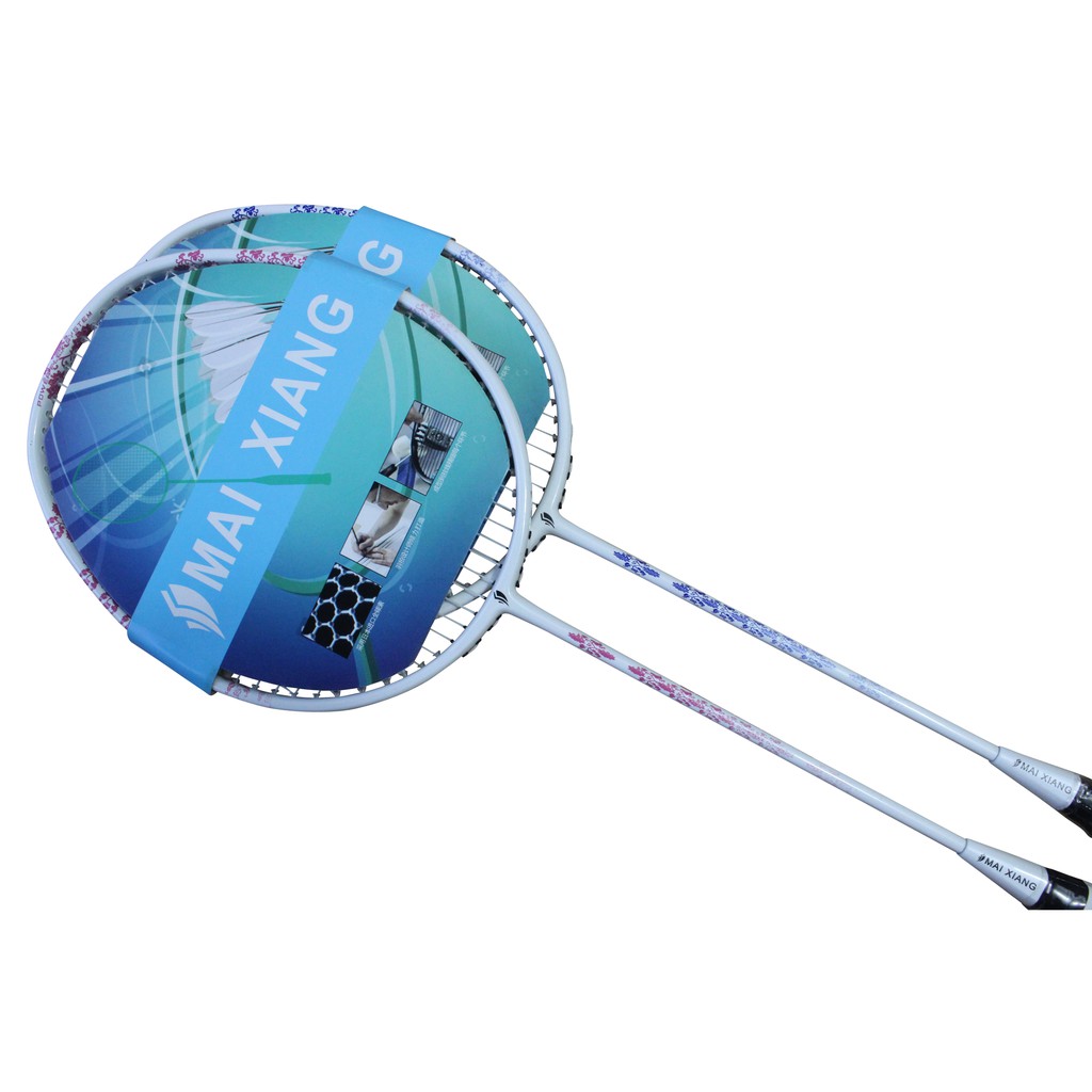 2cs Fancy Comosite Carbon badminton rackets novice training badminton ...
