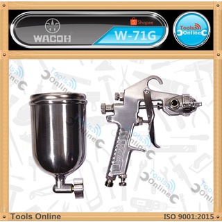 WACOH กาพ่นสีบน รุ่น W-71G ขนาด 400cm3 กาบน กาพ่นสี พ่นสีลม | Shopee Thailand