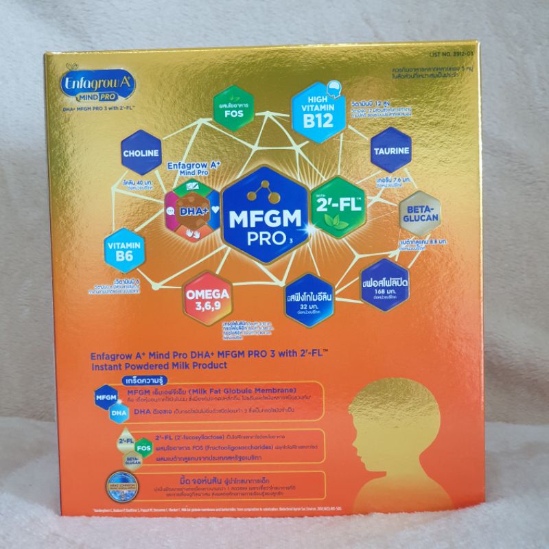 เอนฟาโกร เอพลัส มายด์โปร 1575 กรัม สูตร3 นมผง Enfagrow A mind pro - ppbabymilk - ThaiPick