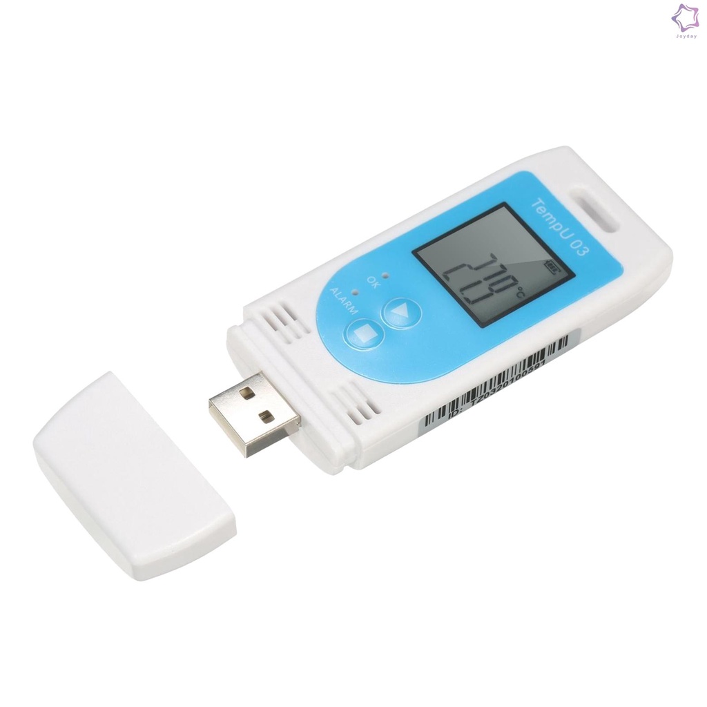 KKmoon USB Temperature Humidity Data Logger Reusable RH TEMP Datalogger ...