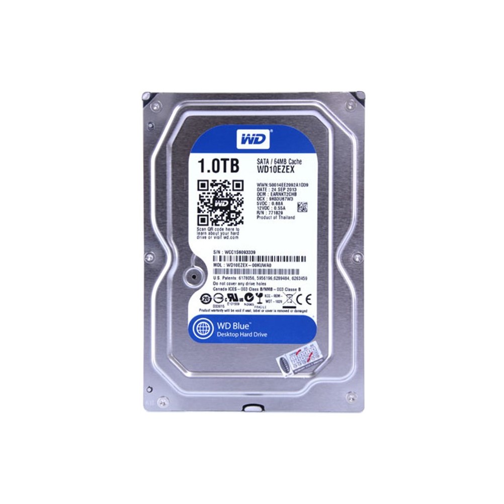 WD 1 TB HDD BLUE (7200RPM, 64MB, SATA-3, WD10EZEX) - adviceit ...