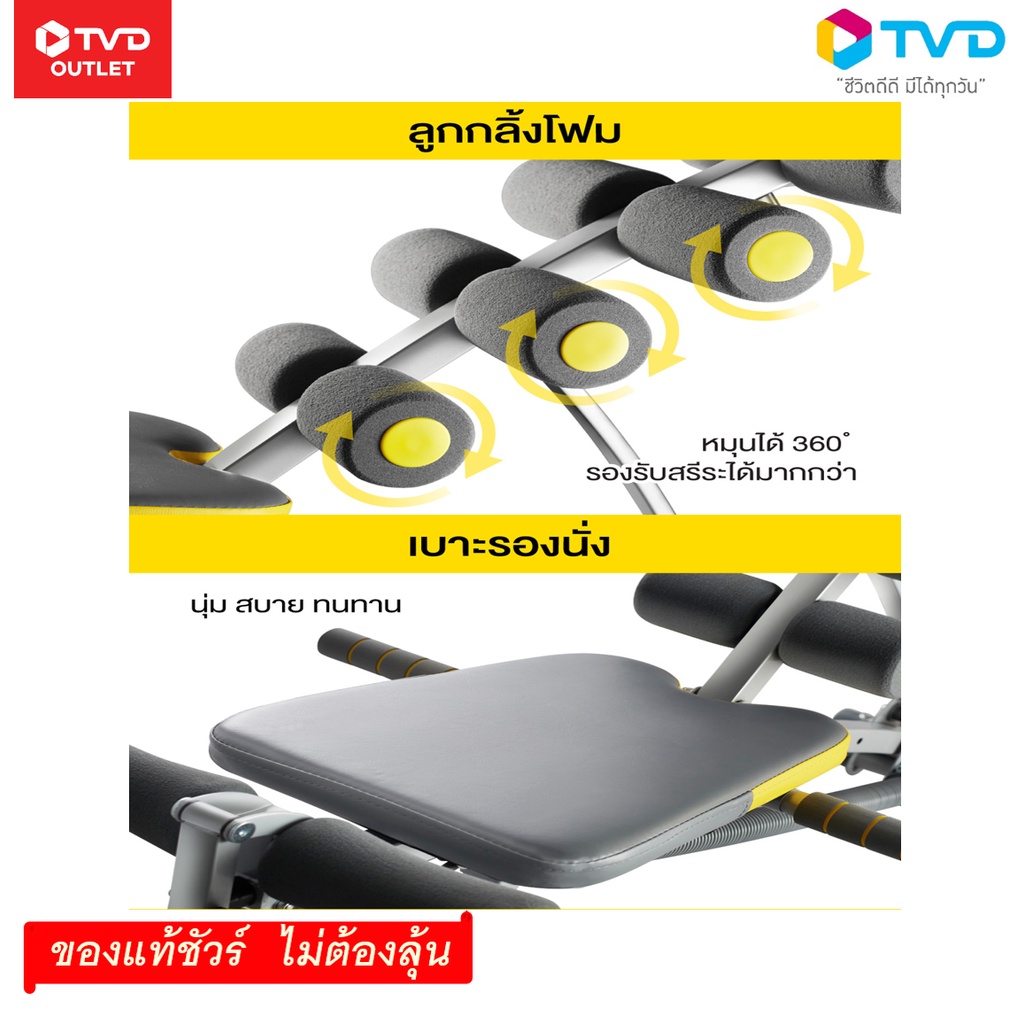 ABS ROCKERเครื่องบริหารหน้าท้อง 6 IN 1 - tvdoutlet - ThaiPick