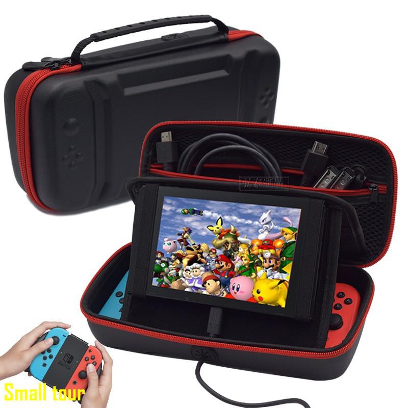 พร้อมส่ง Nintenกน switch กระเป๋าดำซิปแดง Red Zipper EVA Storage Bag ...