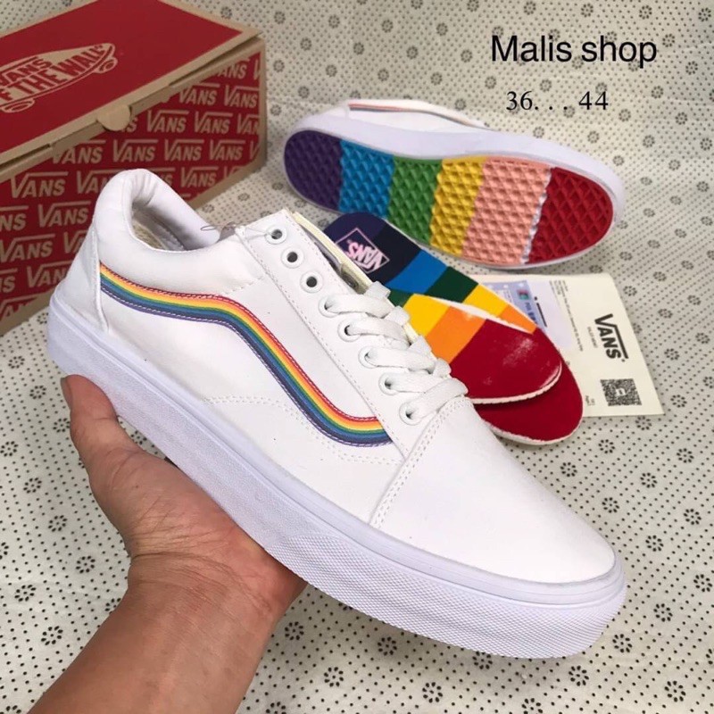 VANS OLD SKOOL LIMITED EDITION WHITE | Shopee Thailand