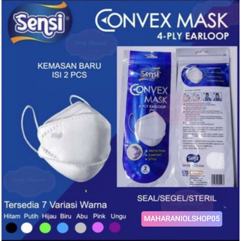 หน้ากาก Sensi Convex Mask 4 ชั้น 2 ชิ้น - wawansujanto80.th - ThaiPick