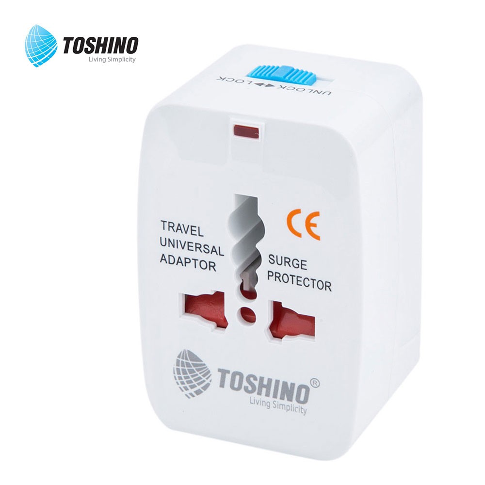 Toshino ปลั๊กไฟ ปลั๊กแปลงขาทั่วโลก 4 IN 1 Universal Travel Adaptor with ...
