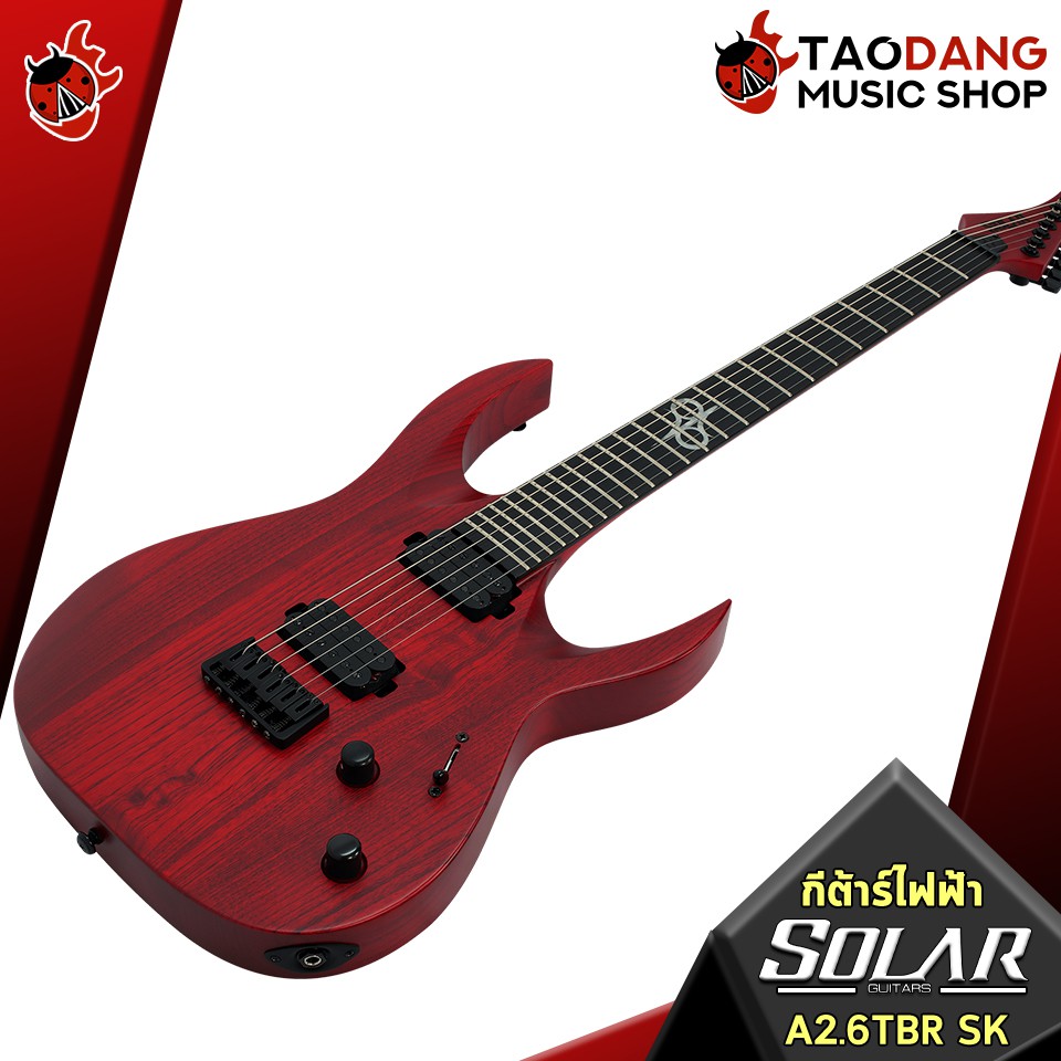 กทม.ปริมณฑล ส่งGrabด่วน กีต้าร์ไฟฟ้า Solar A2.6TBR SK สี Trans Blood Red Matte - Electric Guitar ...