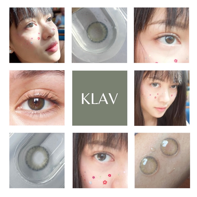 ใส่โค้ด HW622CD ลดทันที80.- GLITZLENS KLAV GRAYDIA14.0 เลนส์สีเทาหม่นดำ ...