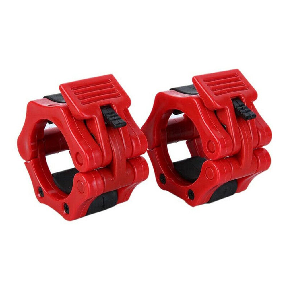 2x Olympic Dumbbell Barbell Bar Lock 1" Weight Clamps Collars Gym ...
