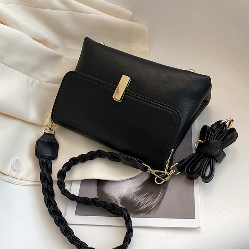 Retro small bag women's bag fashion ins Single Shoulder Messenger Bag ...