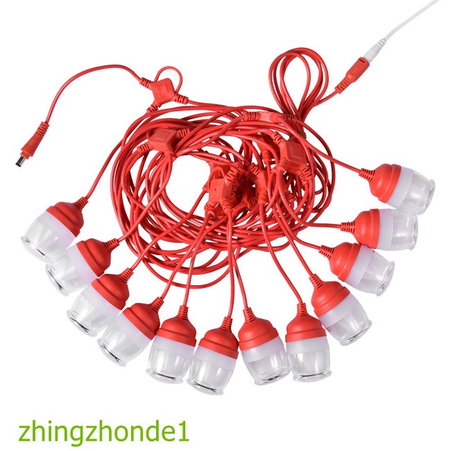 HOT AC 100-240V 12LED F-12 String Light Bulb Globe Backyard Patio ...