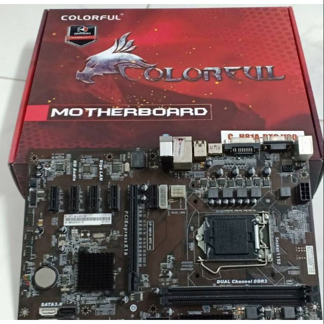 เมนบอร์ด (1150) COLORFUL H81A BTC V20 | Shopee Thailand