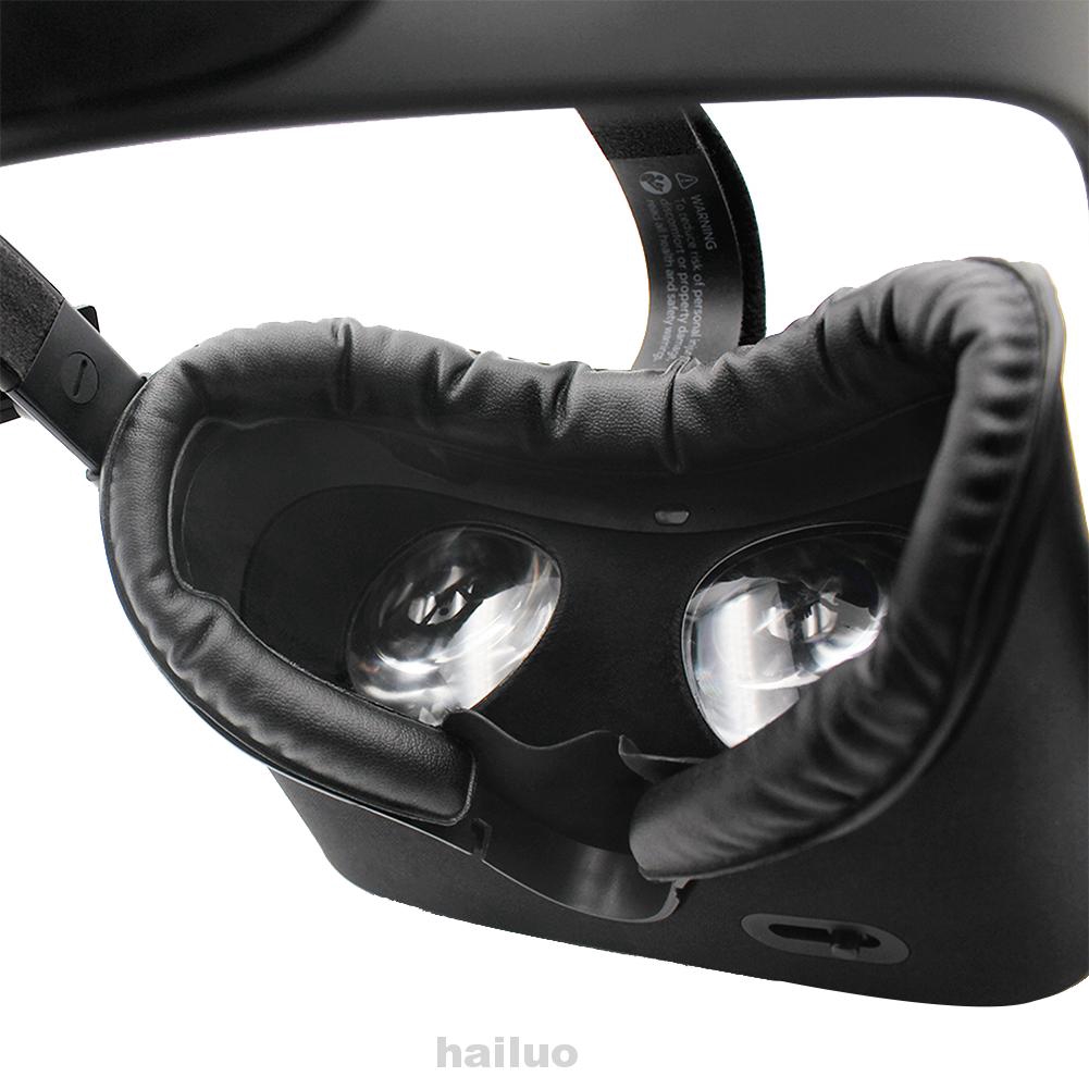 Facial Interface Set Black Nose Rest PU Leather For Oculus Rift VR ...