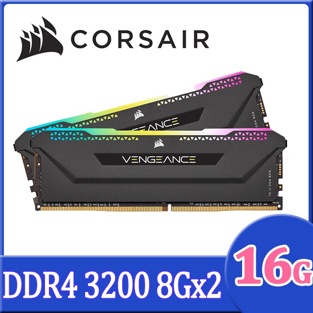 16GB (8GBx2) DDR4/3200 RAM PC (แรมพีซี) CORSAIR VENGEANCE RGB PRO SL ...