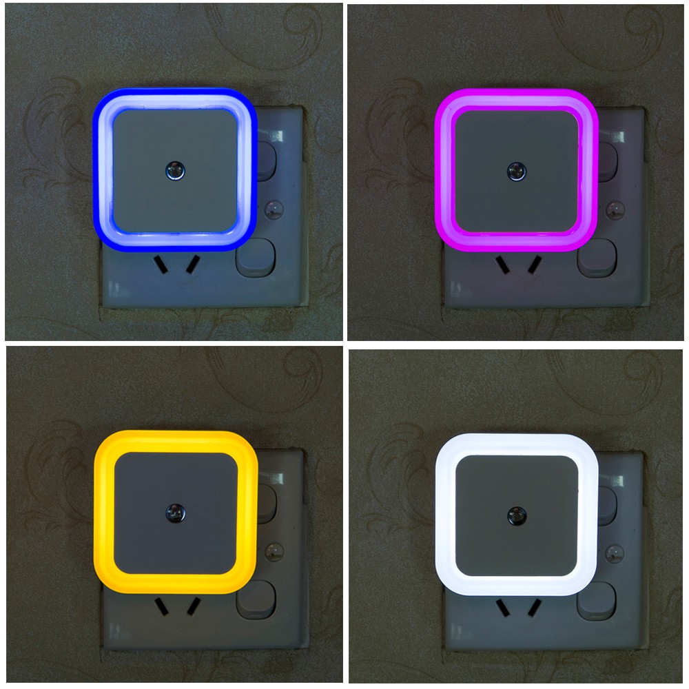 【COD】0.4W 4 LED Smart LED Light Sensor Lamp Plug-in Eletric Energy ...