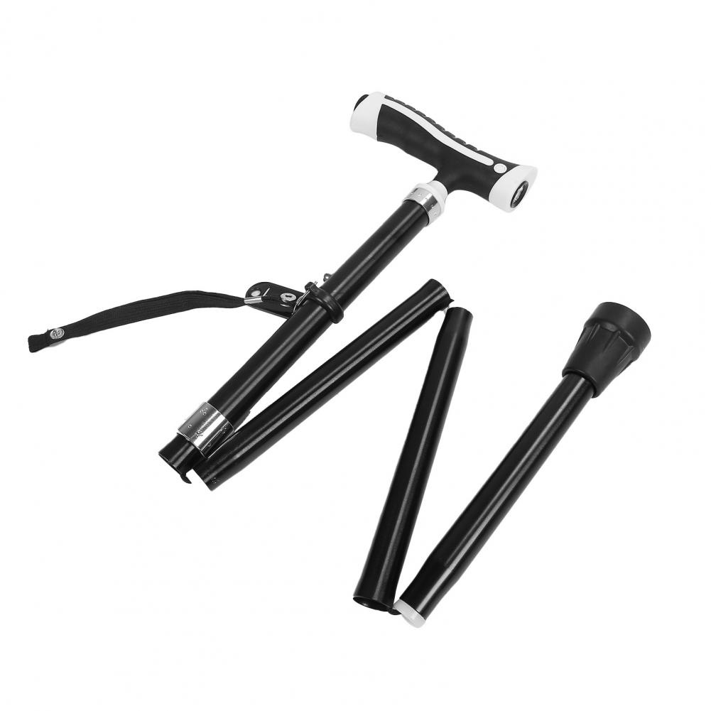 Collapsible Walking Stick Adjustable Walking Cane Stainless Steel ...