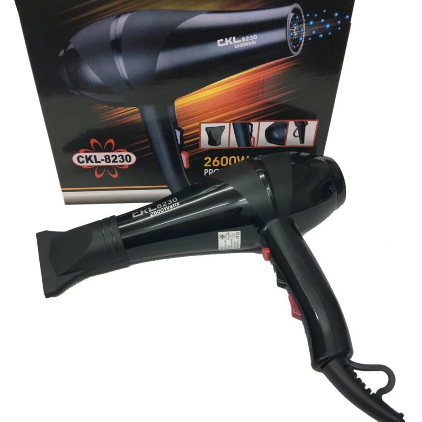 ไดร์เป่าผม ไดร์เป่าผมไฟฟ้า ที่เป่าผม รุ่น CKL 8230 CKL 6800 กำลังไฟ 2300 วัตต์ (ปรับความร้อ ...