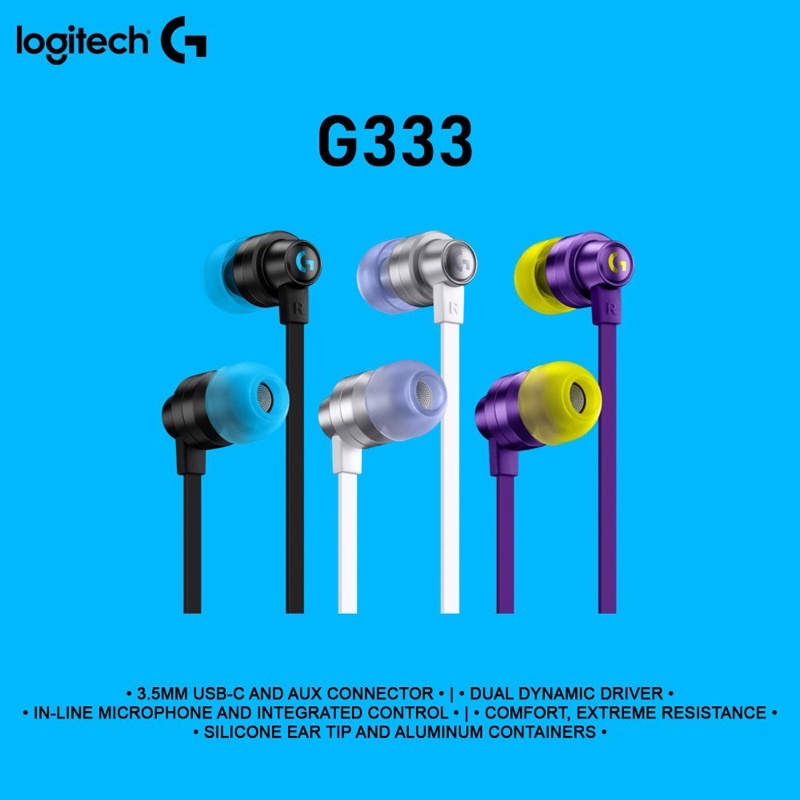 Logitech G333 In-Ear Headphone | Shopee Thailand