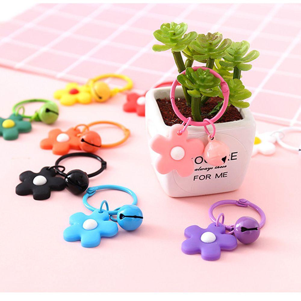 BRUCE Creative Color Small Bell Key Ring Multi Colors Jewelry ...