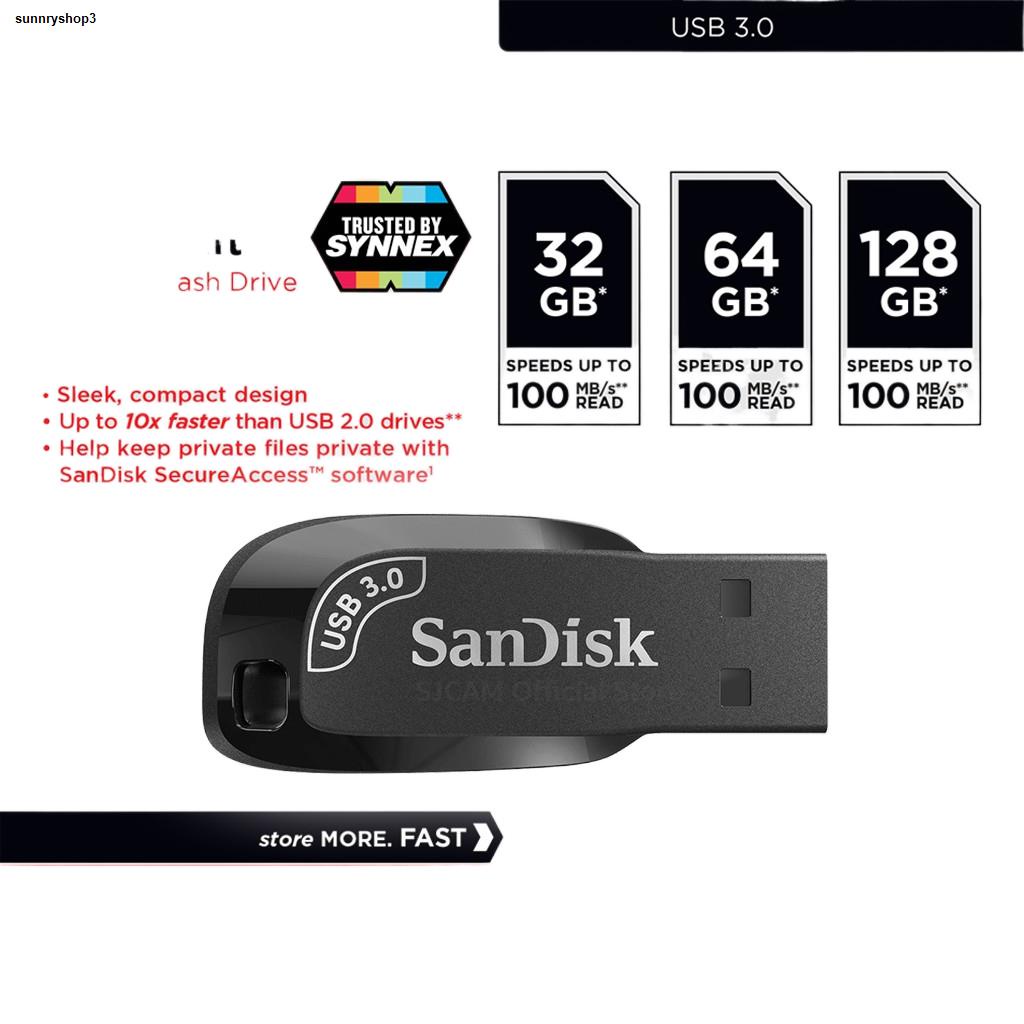 จัดส่งที่รวดเร็วSanDisk Ultra Shift USB 3.0 Flash Drive CZ410 32GB ...