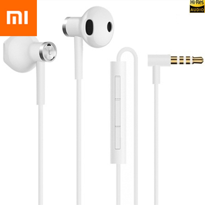 ชุดหูฟัง：al Xiaomi Hybrid Dual Driver BASS 3.5mm Universal InEar ...