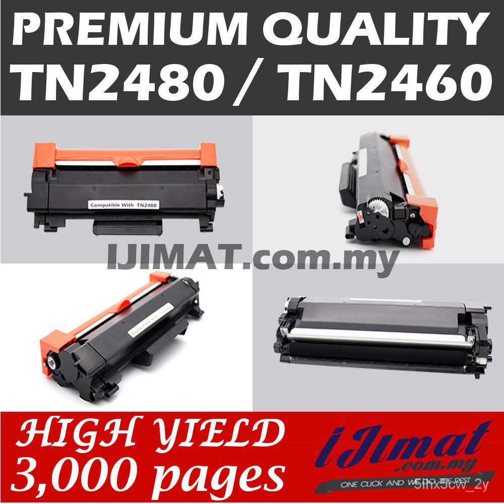 jQ2G 3x Toner TN-2460 TN2460 TN2480 TN-2480 Compatible With Brother HL ...