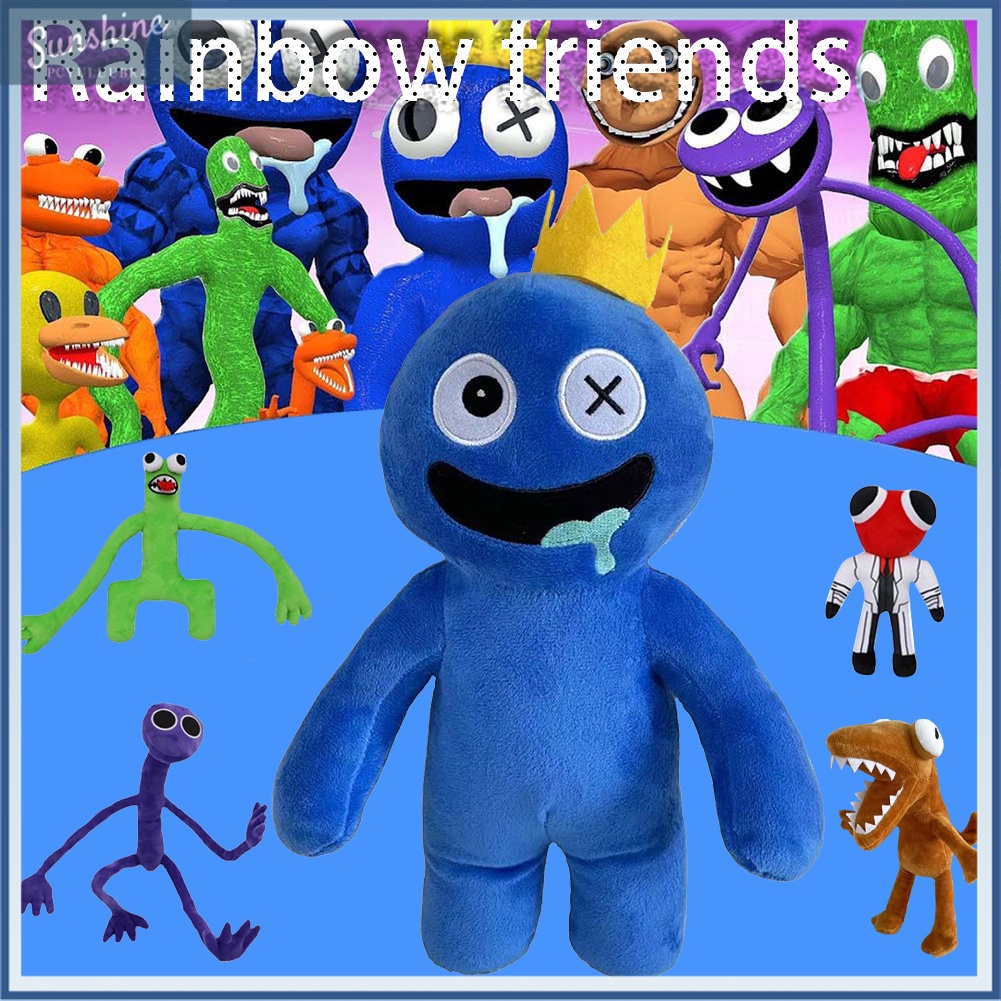 Rainbow Friends Roblox ยัดไส้ สัตว์ ตุ๊กตาการ์ตูน ของขวัญ สำหรับเด็ก ...
