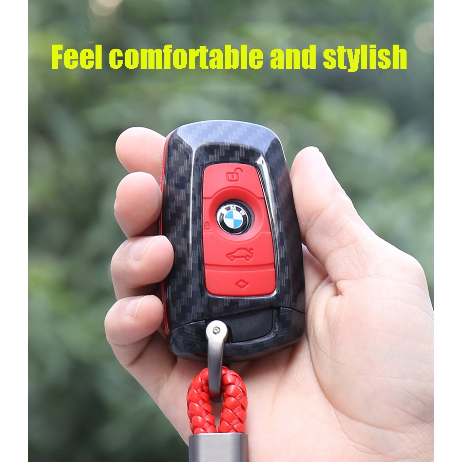 เคสเคฟล่ากุญแจรีโมทรถยนต์ BMW / Car key Case Series X 1234567 (G30) G F ...