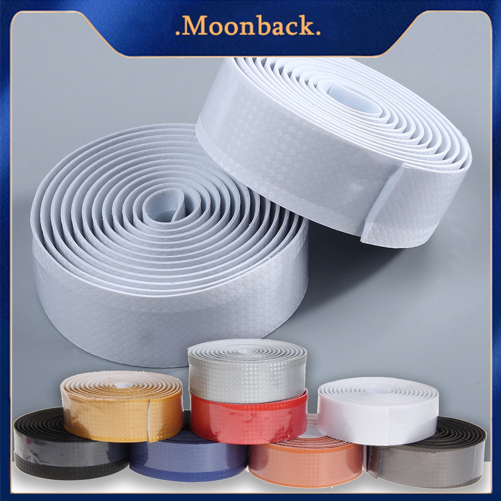 Moon_2Pcs Road Bike Handlebar Anti Skid Straps Carbon Pattern Bands ...