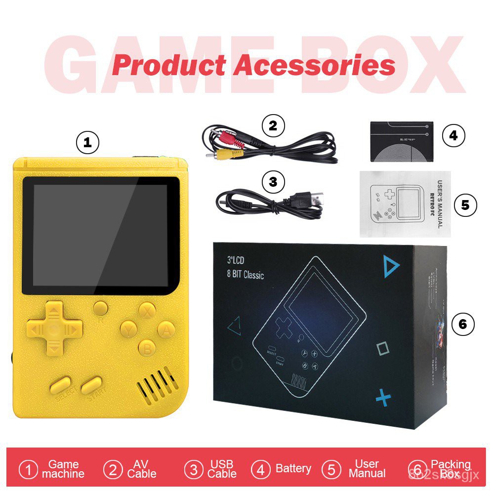 49kG [Local Seller] Original Retro Mini Game Console Gameboy Portable ...