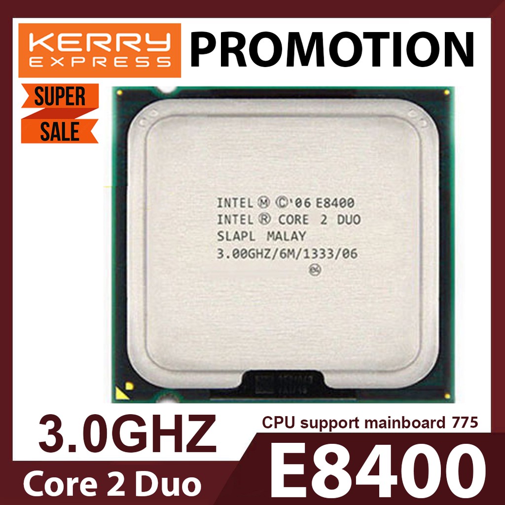 ซีพียู Intel CPU Core 2 Duo E8400 3.0GHz / 6M / FSB 1333 LGA 775 | Shopee Thailand