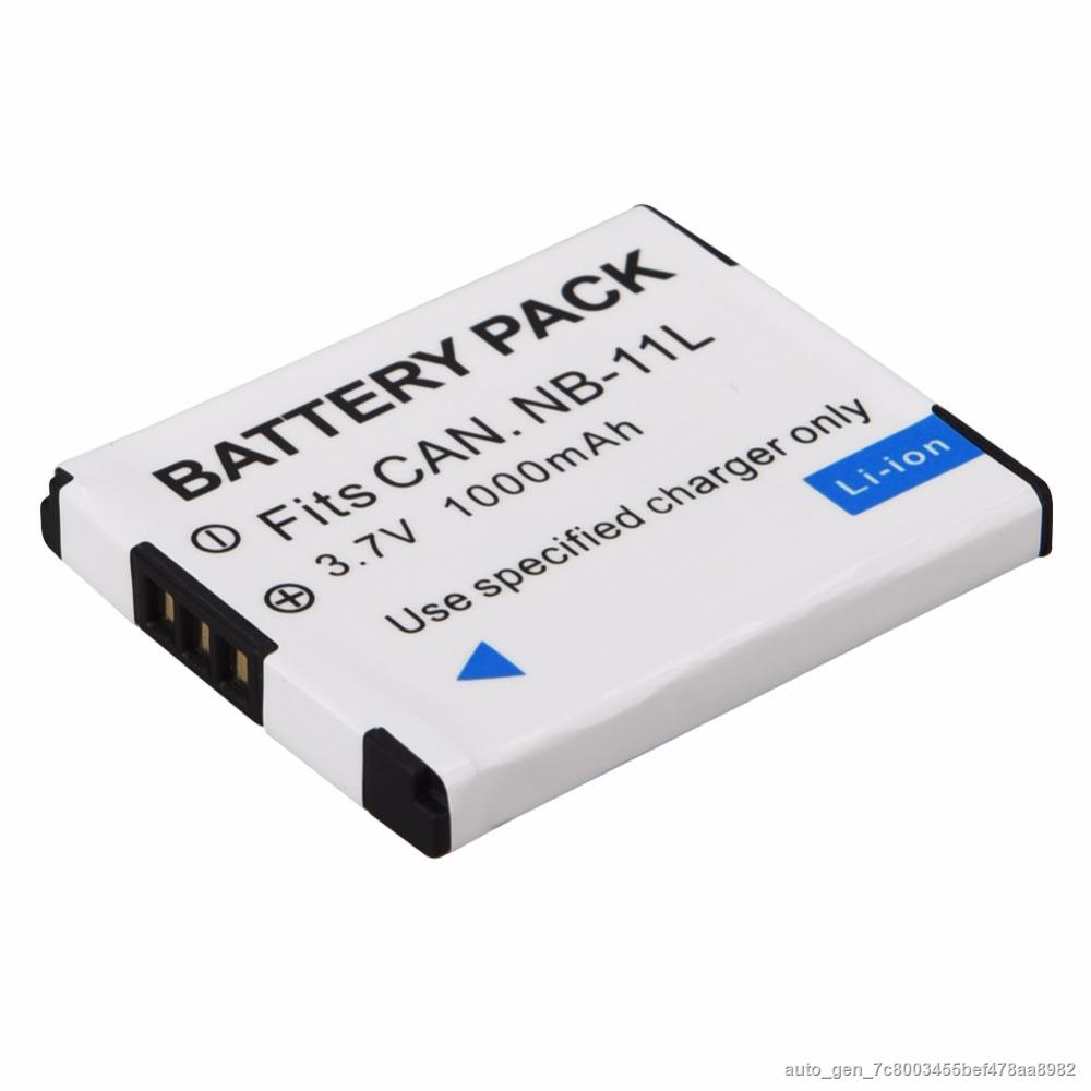 100 Newest NB 11L Camera Battery For Canon A2600 A3500 A4000IS IXUS 125 132 140 240 245 265 155 ...
