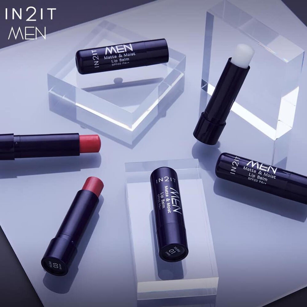 In2It Men Matte & Moist Lip Balm Spf20 Pa++ 4.8g #MLBM03 Brown ...