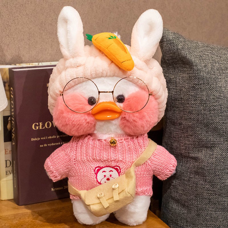 Net Red White Hyaluronic Acid Duck Plush Toy Doll Hyaluronic Acid ...