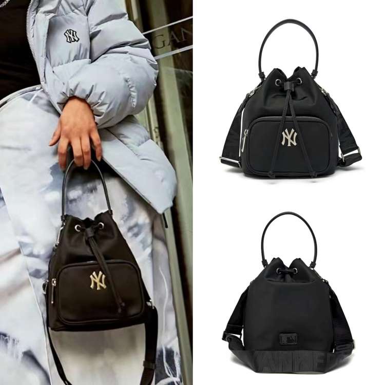 พร้อมส่ง ของแท้ กระเป๋าMLB NYLON SERIES BUCKET BAG กระเป๋าถือ กระเป๋า ...