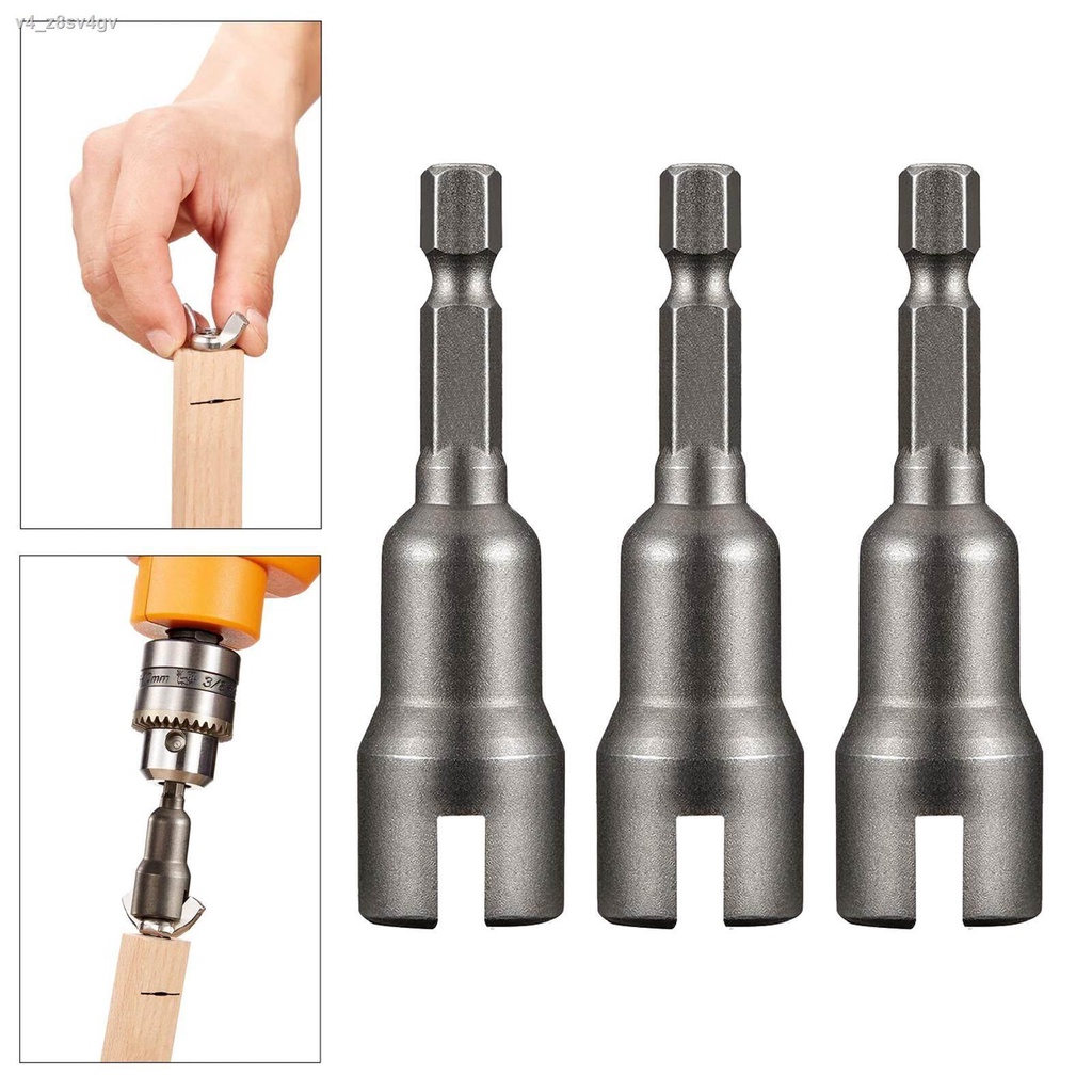 Loviver 3Pcs Power Wing Nut Driver Set Tool Set for Screwdriver ...