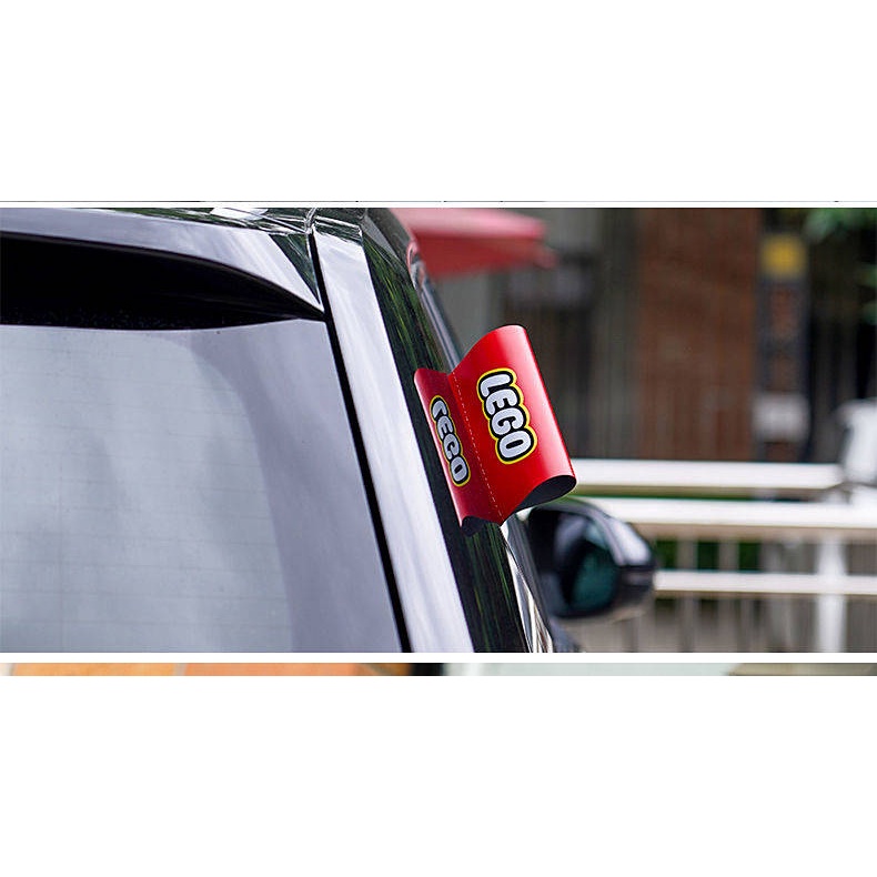 Car Washed Mark Label Lego Personality Lego Tail Car Door Stickers Big ...