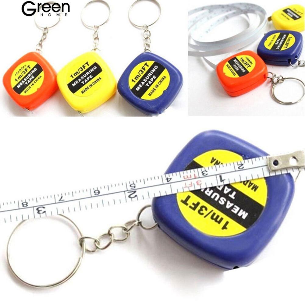 GH 1m3ft Easy Retractable Ruler Tape Measuring Practical Tool Mini ...