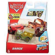 Disney Pixar Cars Wheel Action Drivers Sarge Vehicle | Shopee Thailand