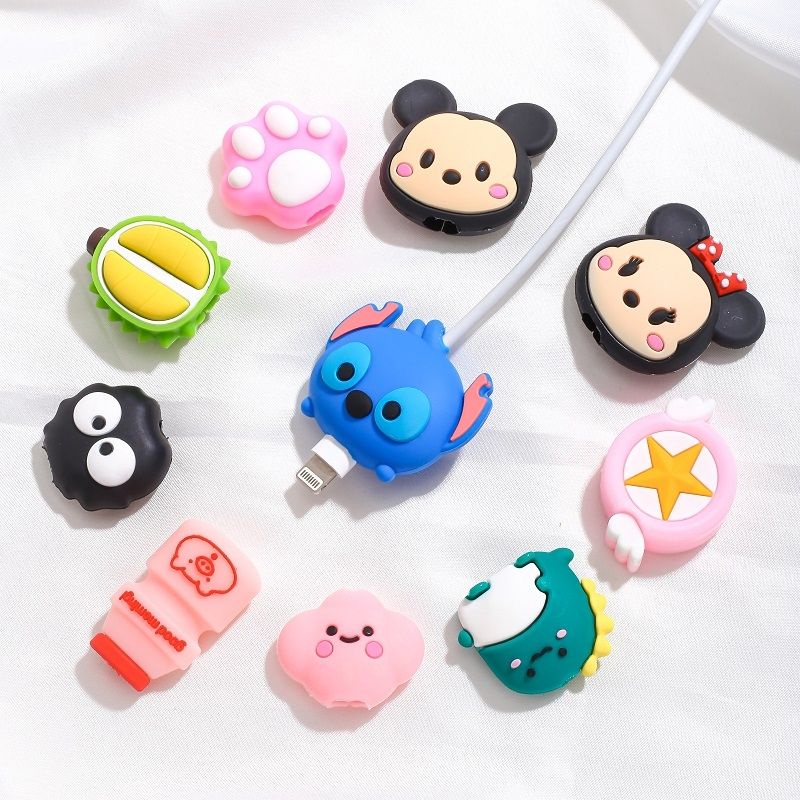 Cable Bite Protector ถนอมสายชาร์จ กันหัก สายเกลียว ตัวถนอมสาย ที่ถนอมสาย เคสสายชาร์จ - supercase ...