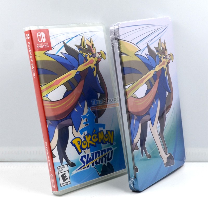 Pokemon Sword & Pokemon Shield / Steel Case แผ่นเกม + กล่องเหล็ก ...