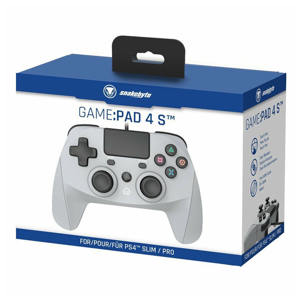 Snakebyte Gamepad S for Playstation 4 - Wired PS4 Controller (จอย PS4 แบบมีสาย) พร้อมส่ง ...
