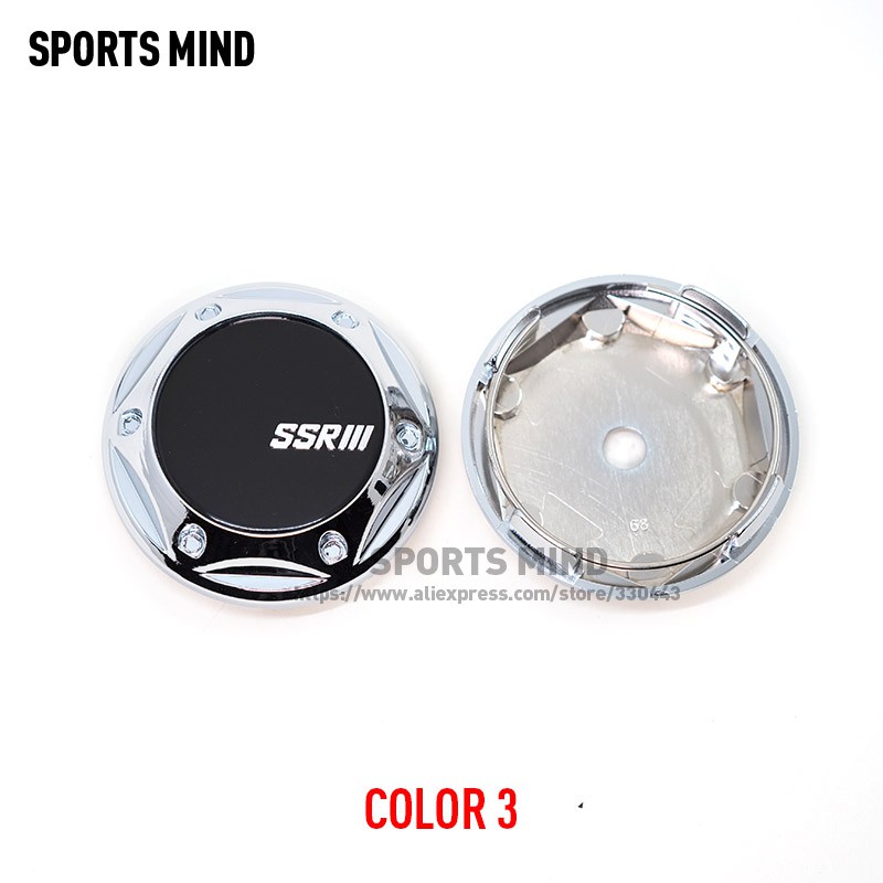 4PCSlot 6864MM Car Wheel Center Hub Caps for SSR PRODUCED BY SPEED STAR ...