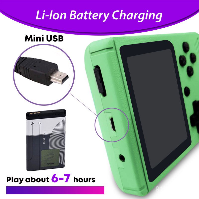 Digital Multi Platform 800 in 1 Games Video 3.0 Inch Screen 8 Bit Mini ...