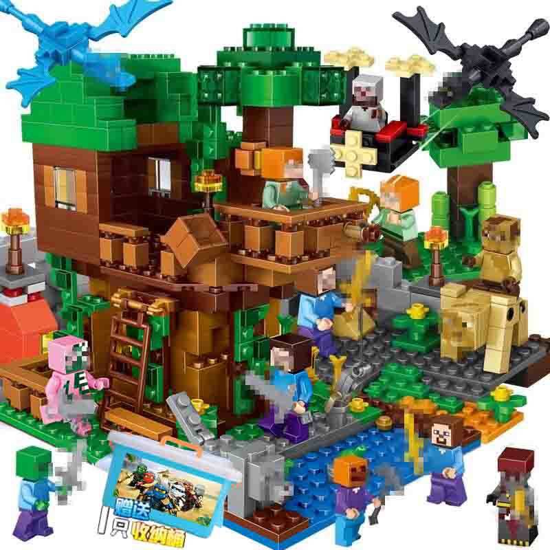 minecraft/ ใช้งานร่วมกับ Lego Minecraft building blocks ของเล่นประกอบ ...